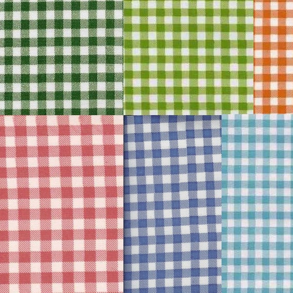 Blue Gingham Oilcloth Tablecloth - Etsy