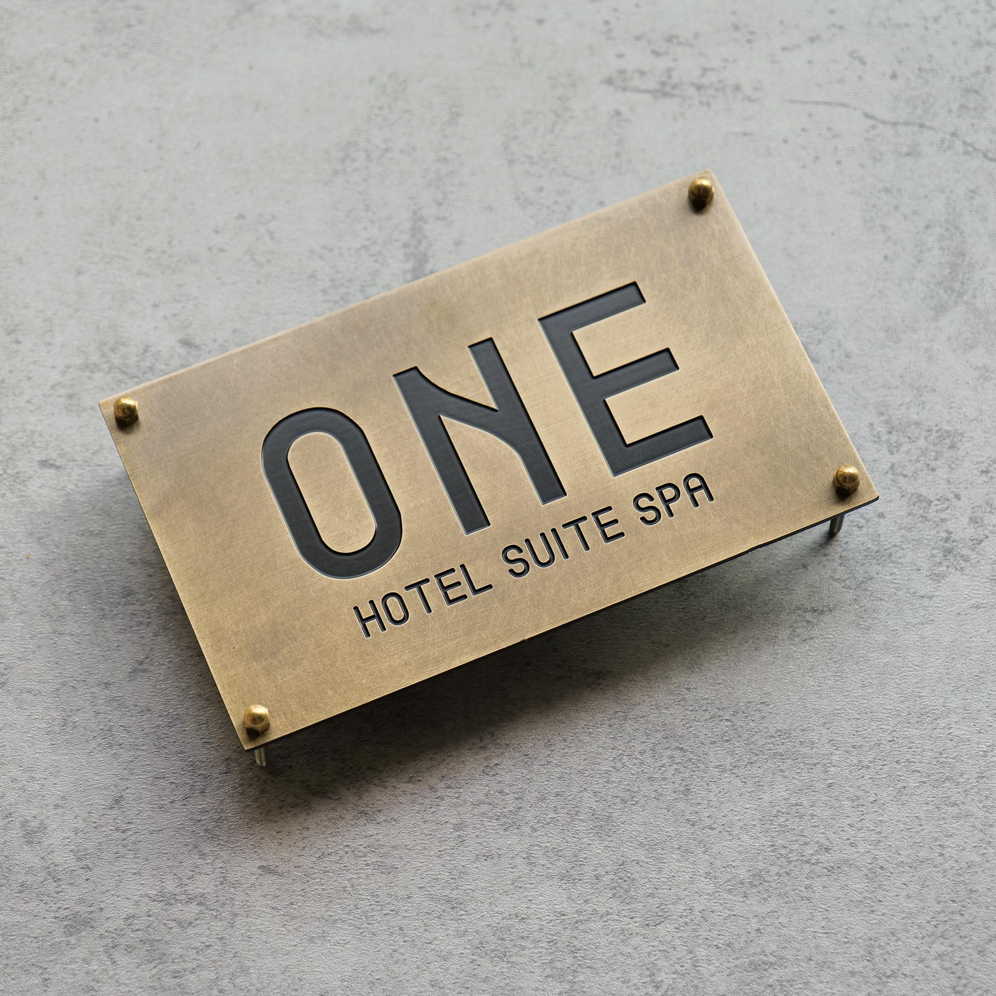 Custom Solid Brass Signs, Brass Signs, Engraved Office Plaques, Metal ...