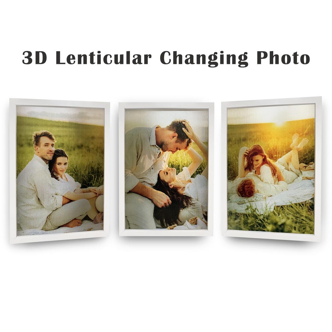 Custom 3D Lens Flip Couple Portrait Photos | Wedding Photos ...