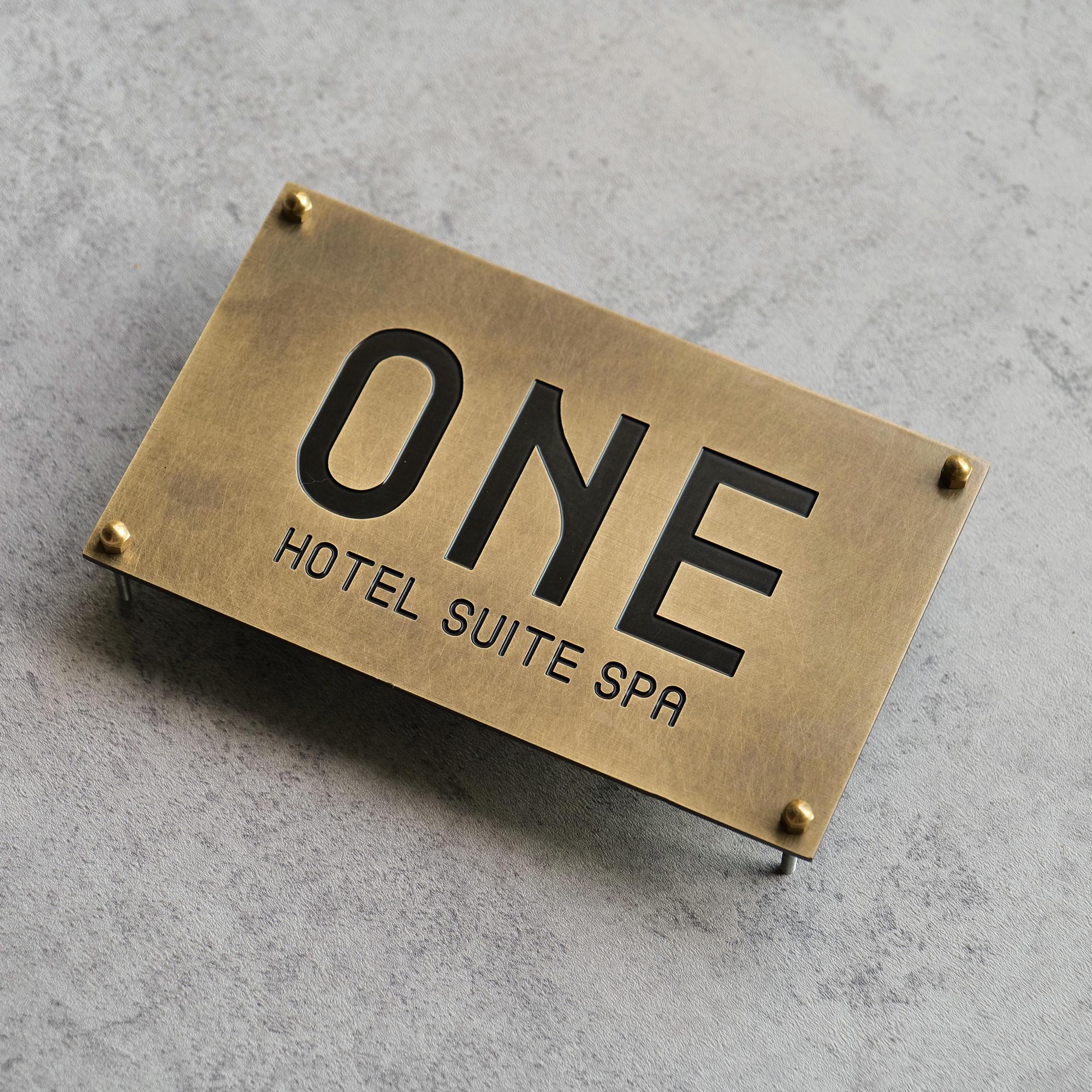 Custom Solid Brass Signs, Brass Signs, Engraved Office Plaques, Metal ...