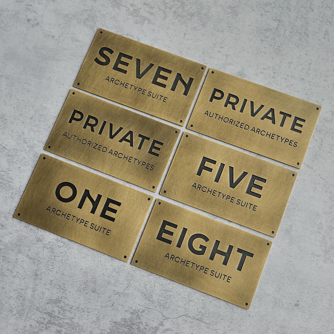Personalized Solid Brass Signs, Custom Brass Signs, Medal Signs, Metal ...