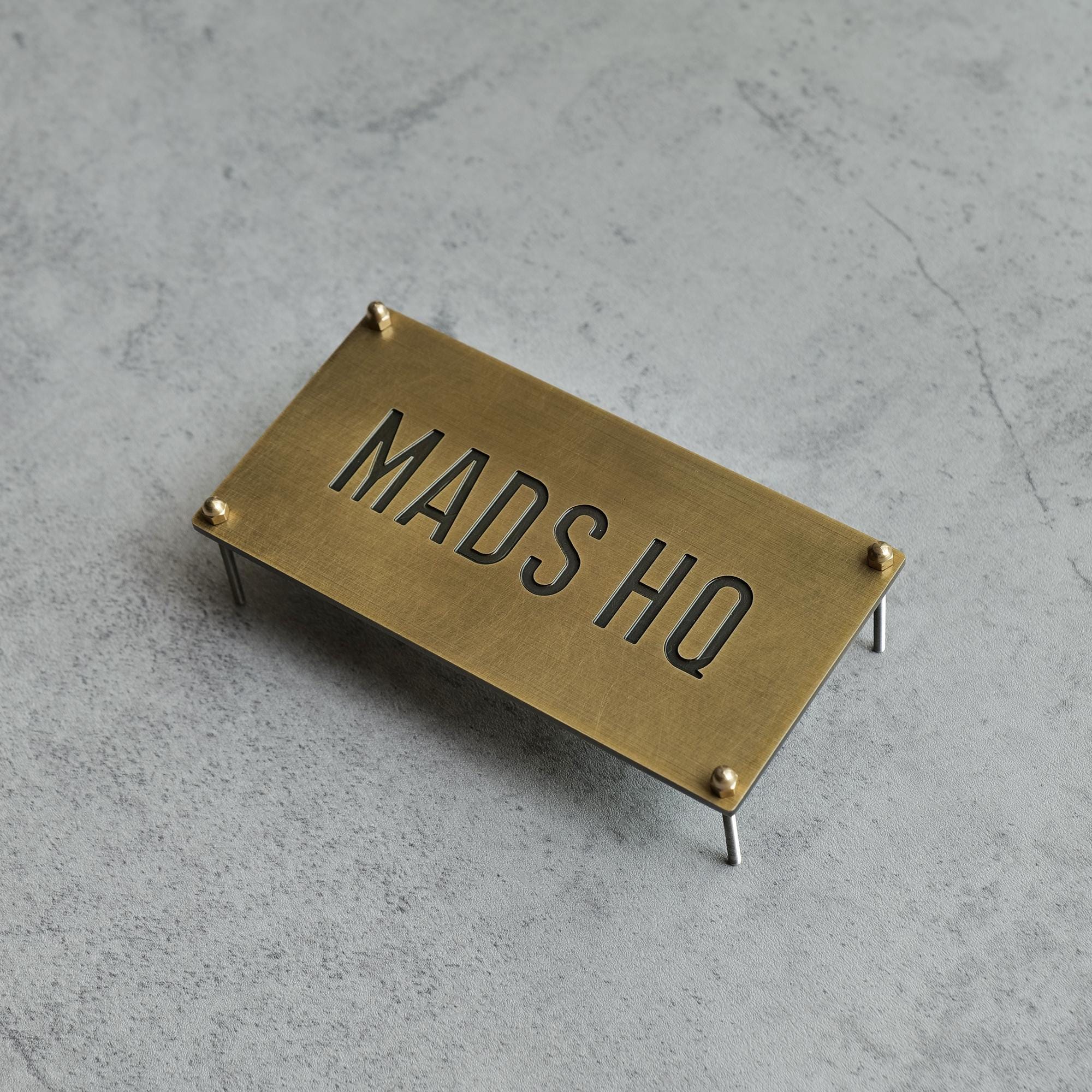Personalized Solid Brass Signs, Custom Brass Signs, Medal Signs, Metal ...