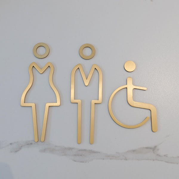 Wc Sign - Etsy