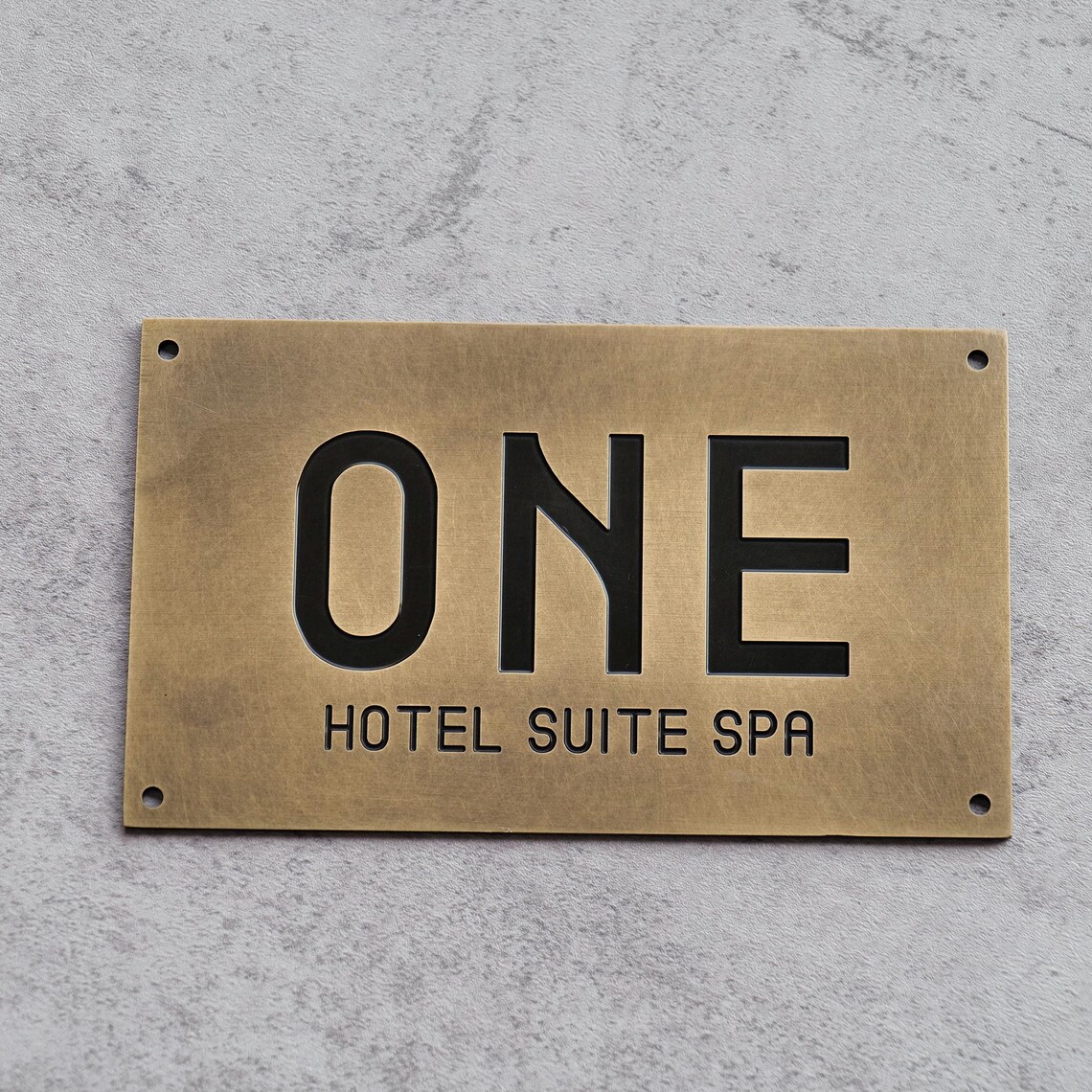 Custom Solid Brass Signs, Brass Signs, Engraved Office Plaques, Metal ...