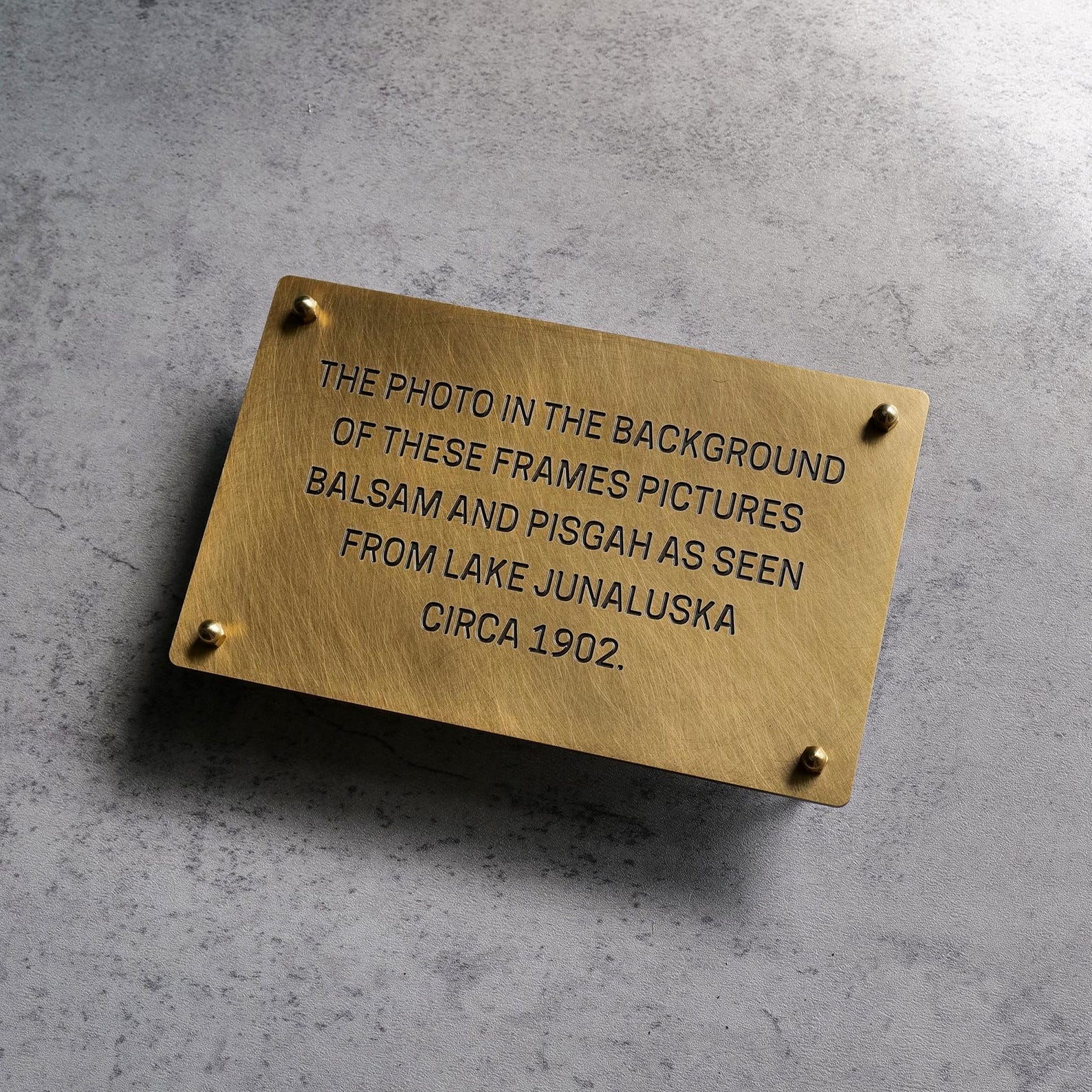 Custom-engraved Brass Nameplates, Personalized Bronze Plaques. Brass ...
