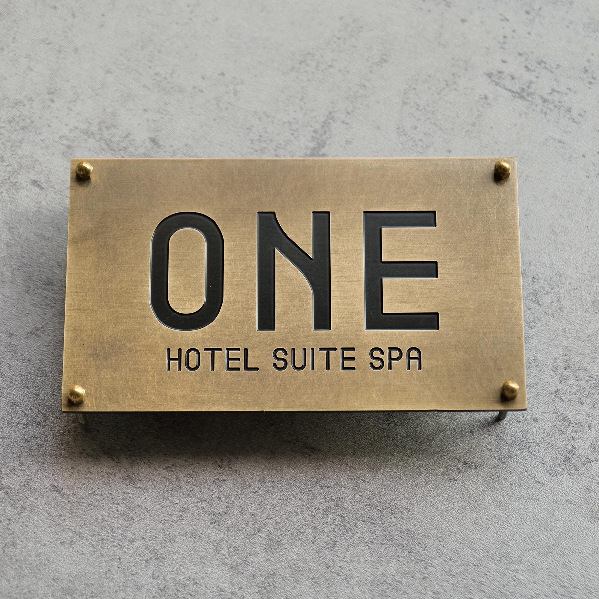 Custom Solid Brass Signs, Brass Signs, Engraved Office Plaques, Metal ...