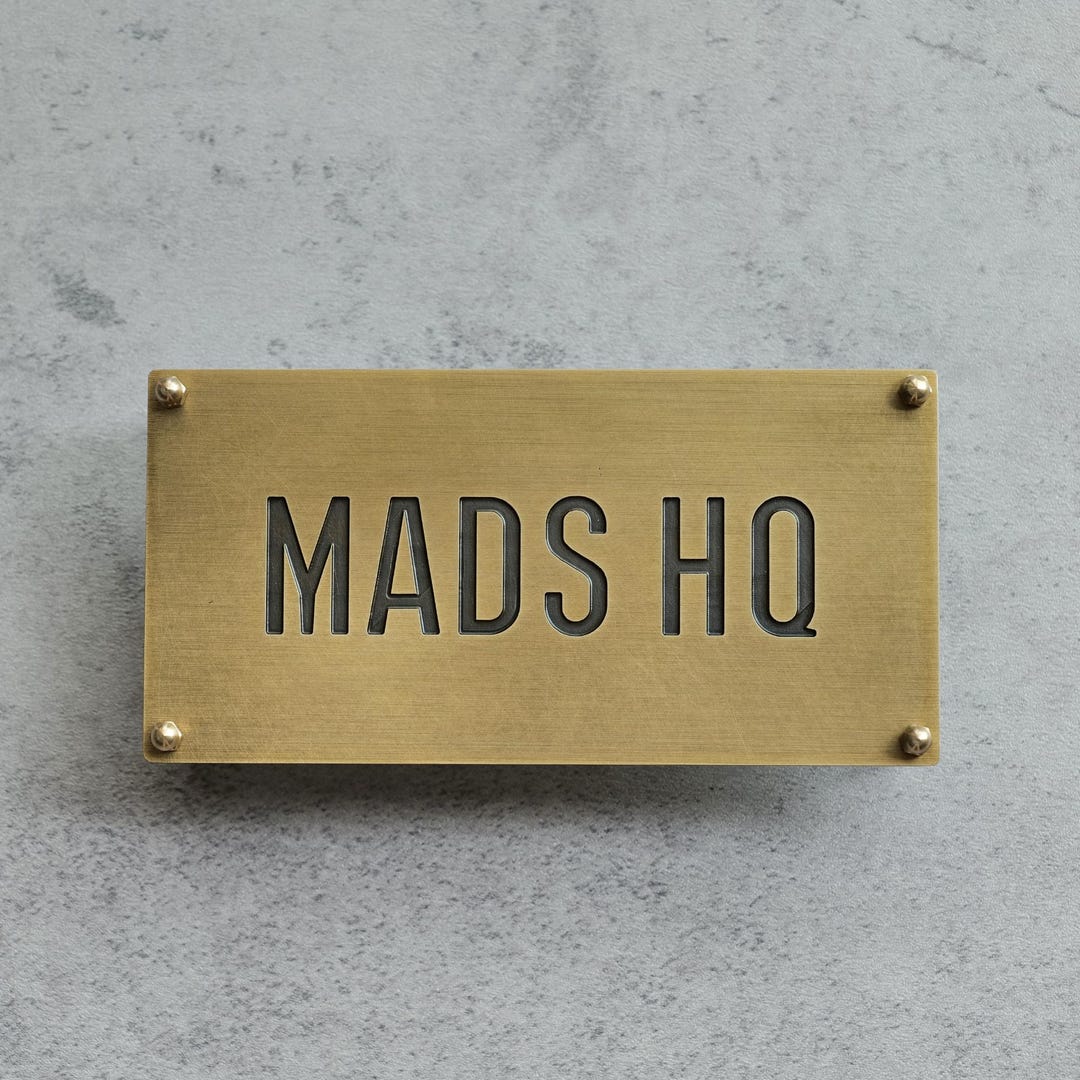 Personalized Solid Brass Signs, Custom Brass Signs, Medal Signs, Metal ...