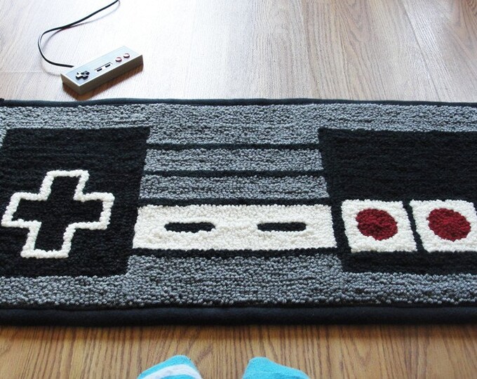 NES Nintendo Controller Rug - Etsy