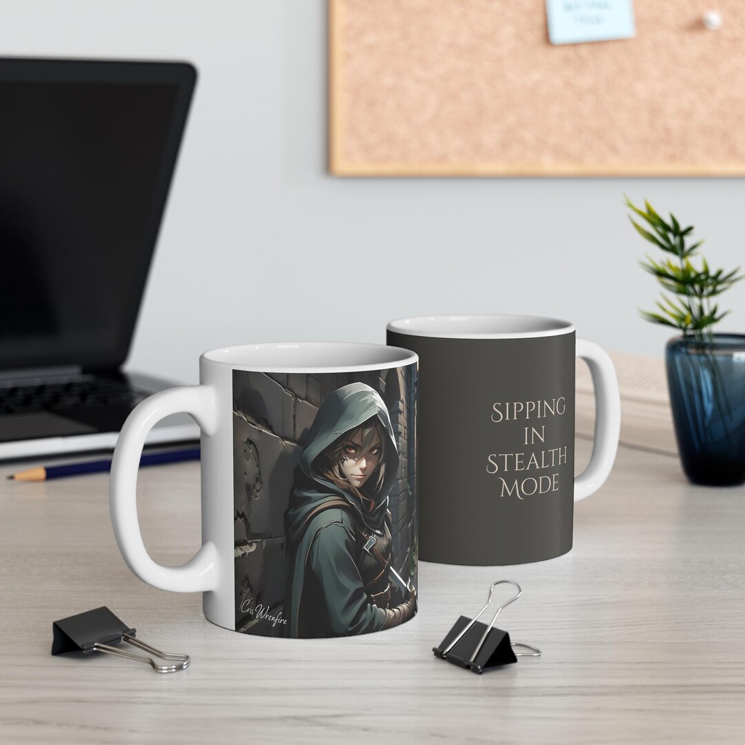 Mug 11oz (33 Cl) - Sipping in Stealth Mode - Etsy