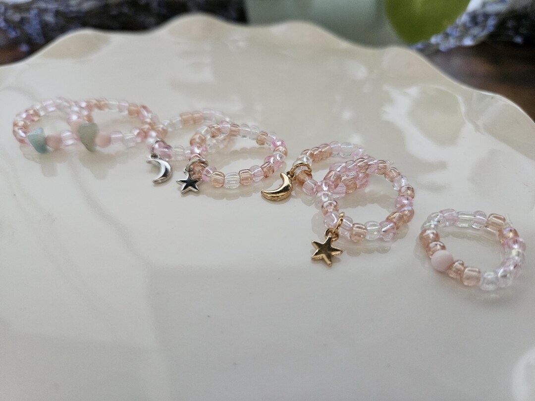 Beaded Rings, Seed Bead Rings, Rings With Charms, Rings With Stones ...