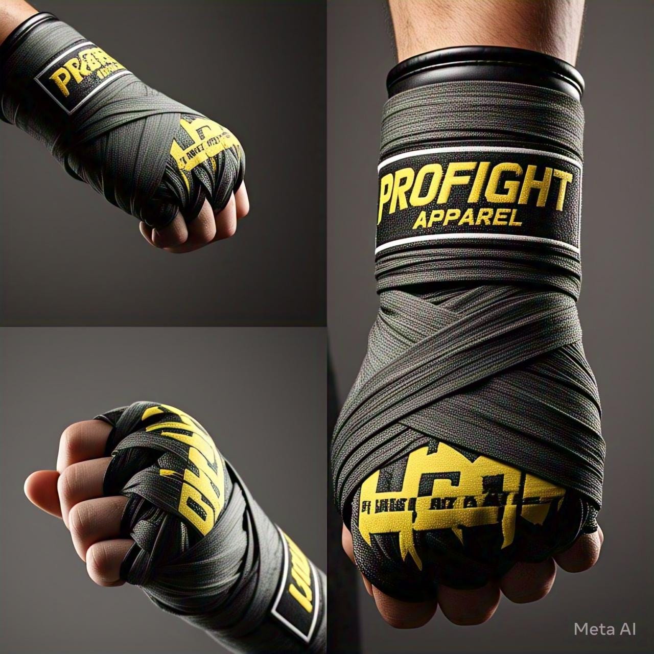 Pro Fight Apparel Boxing Hand Wraps – Premium Elastic Bandage for MMA ...