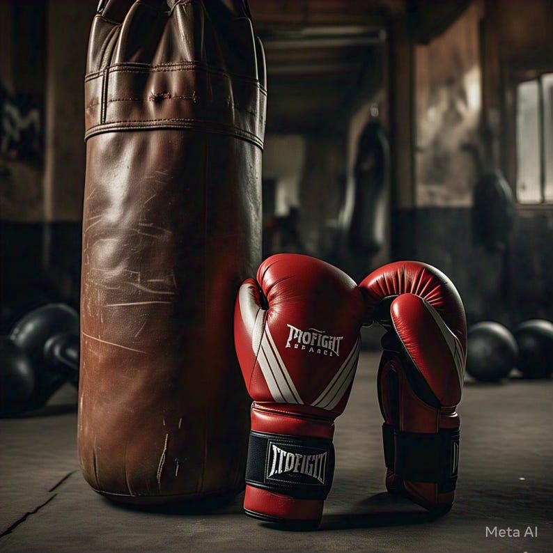 Premium Bag Boxing Gloves Durable Punching Gloves for Heavy Bag, MMA ...