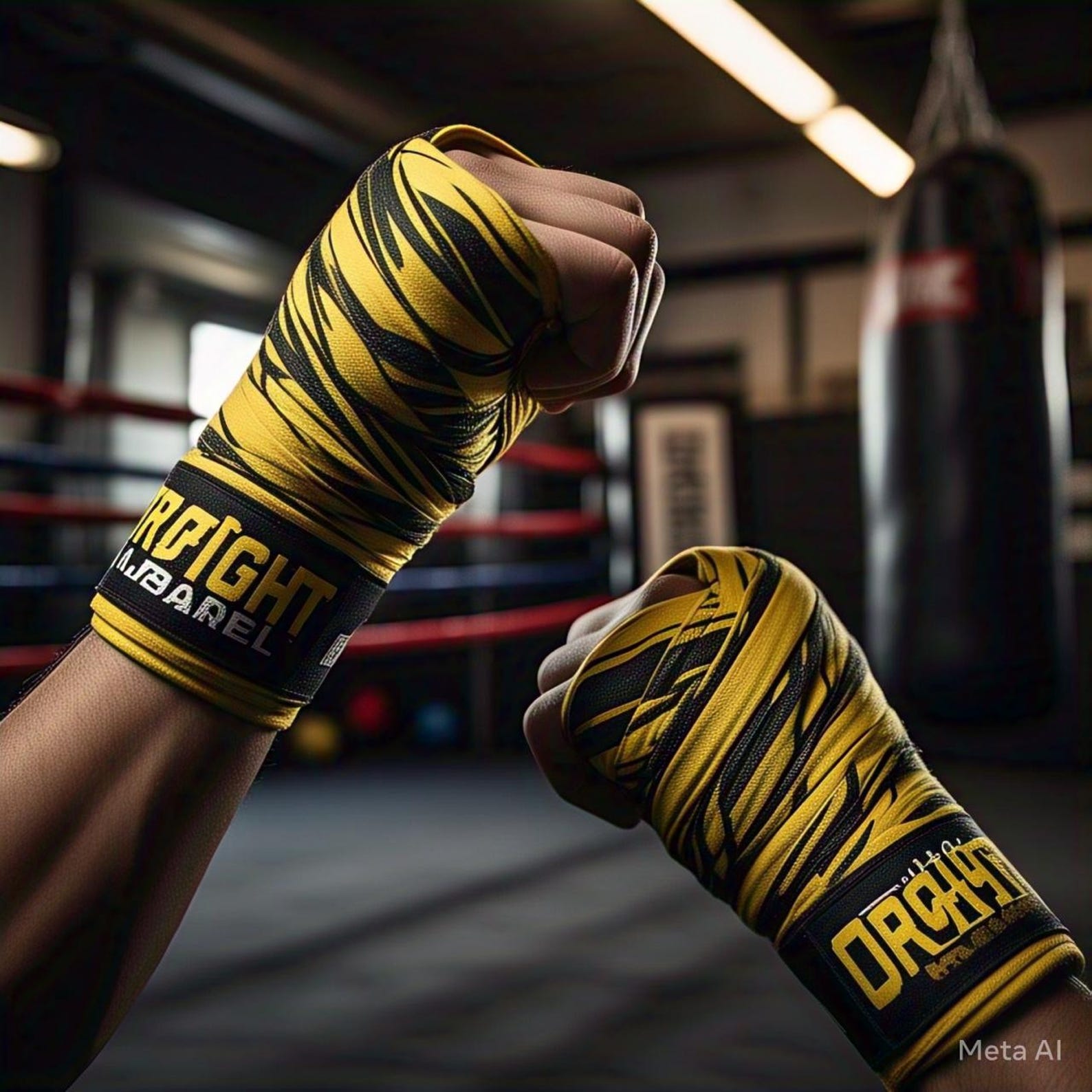 Pro Fight Apparel Boxing Hand Wraps – Premium Elastic Bandage for MMA ...