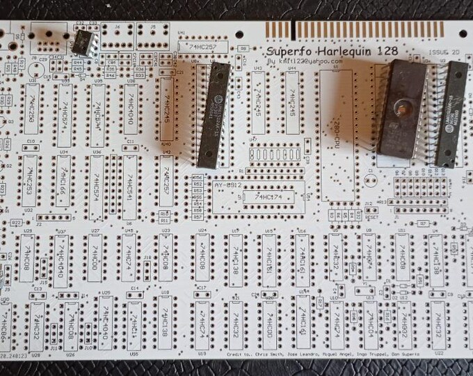 ZX Spectrum Harlequin 128 Rev 2D PCB - Etsy