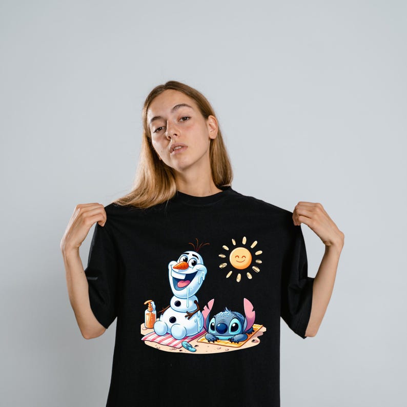 Olaf & Stitch Summer Clipart Bundle: Beach Party Digital Files (PNG ...