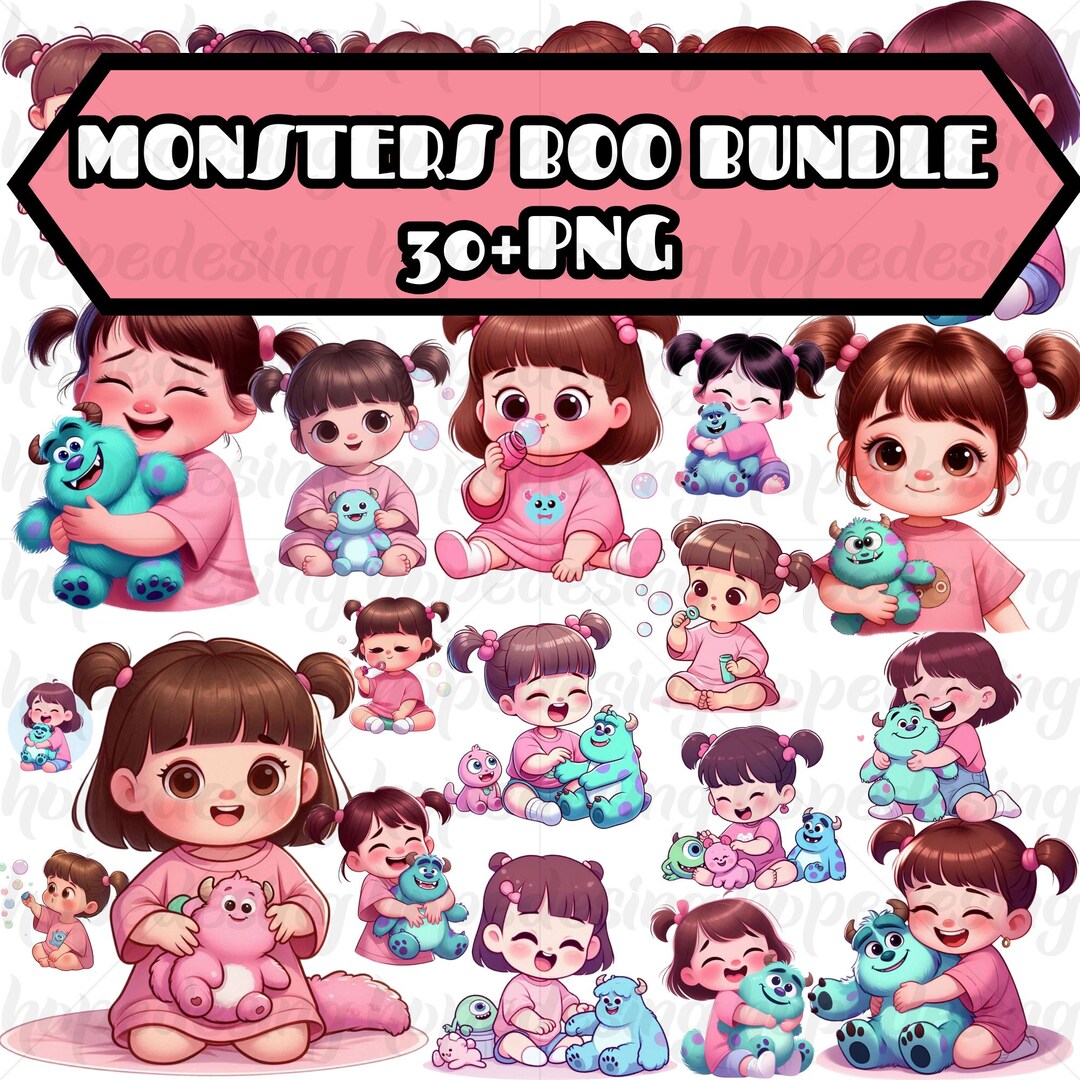 Monsters Boo PNG - Monsters Inc Svg Png,monsters Inc SVG Bundle,mike ...