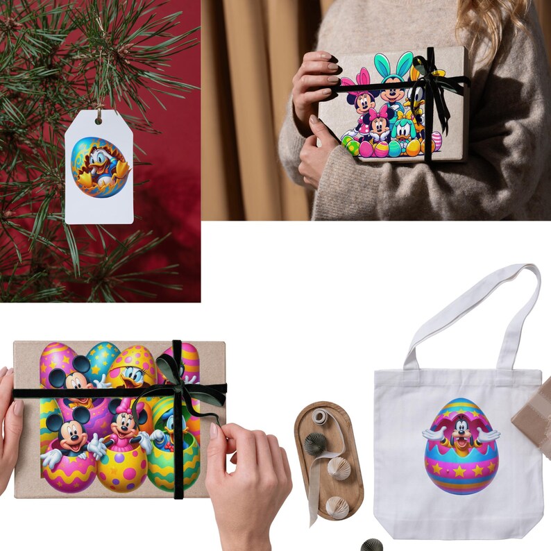 Mickey and Friends Easter DIY Png Bundle - Easter Day Mickey Png,disney ...