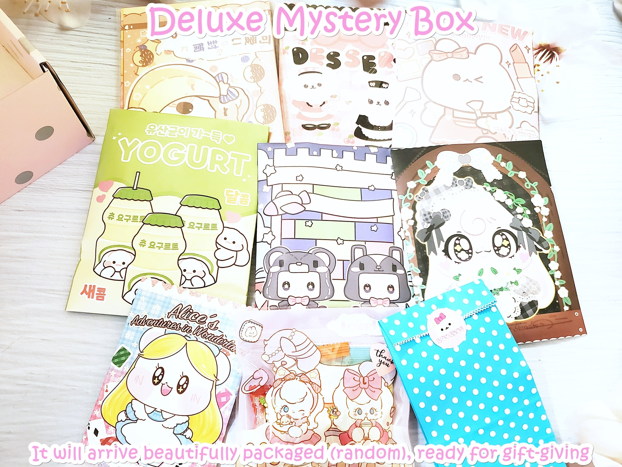 Mystery Surprise Random Box, Blind Box, Bundle, Korean Stickers ...