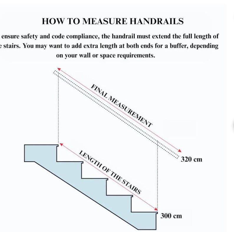 Solid Oak Wall-mounted Handrail: Modern Rustic Stair Railing - Etsy