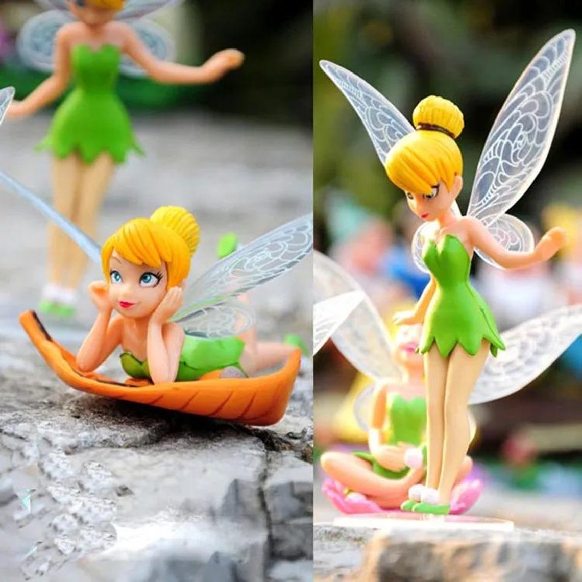 6PCS Tinkerbell Fairy Figures – Anime-inspired PVC Action Dolls Set for ...