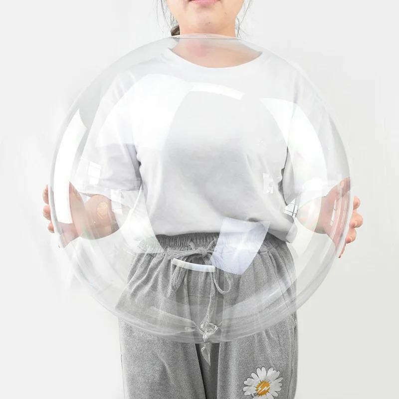 10PCS Transparent Bobo Balloons – 10-24 Inch Clear Inflatable Air ...