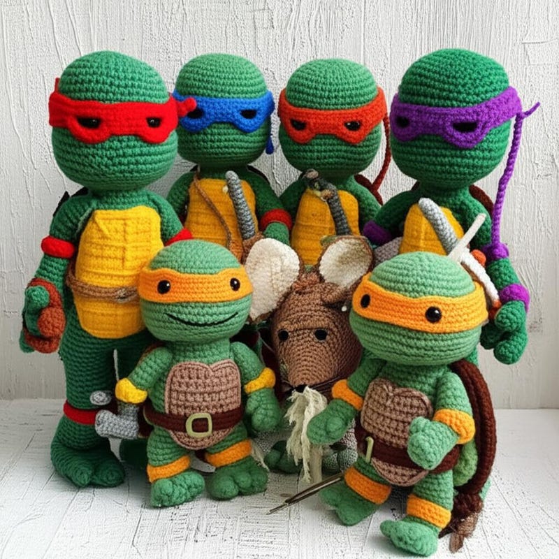 Tmnt Crochet - Etsy