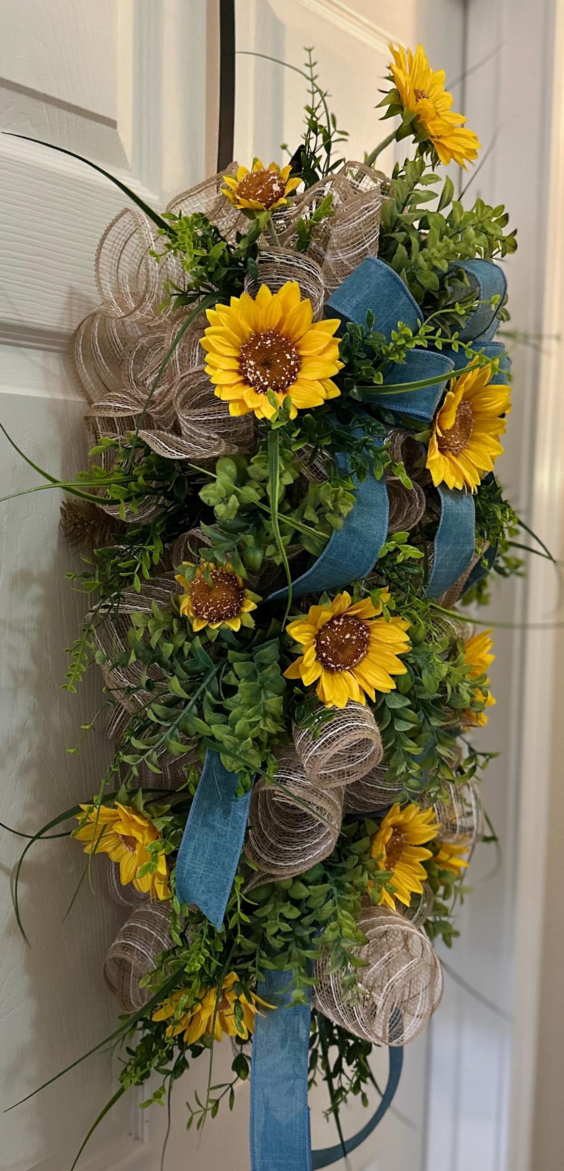 Sunflower Swag, Summer Decor, Sunflower Design - Etsy