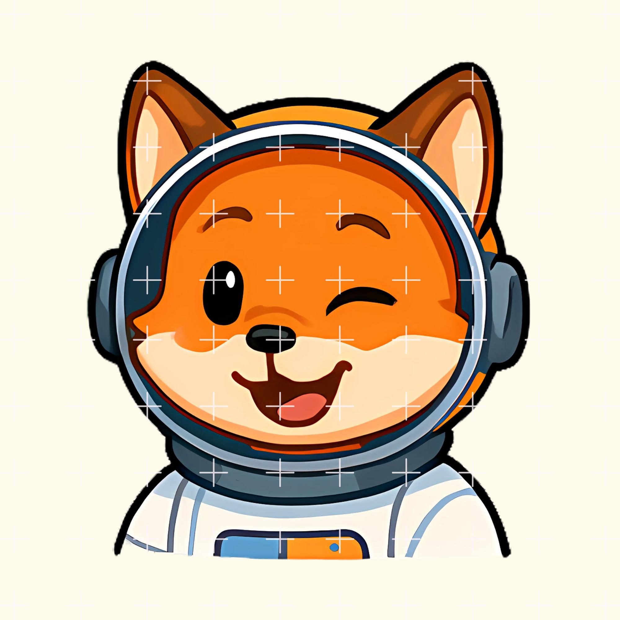 Adorable Space Fox Pngtuber Pack | Vtuber Avatar Assets PNG | Cute ...