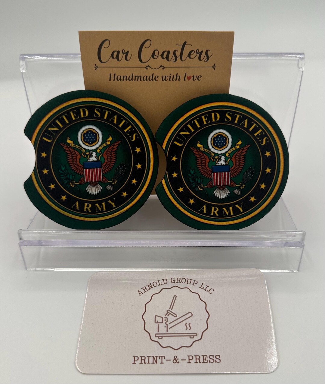 United States Army- Set of 2 Coasters - Etsy