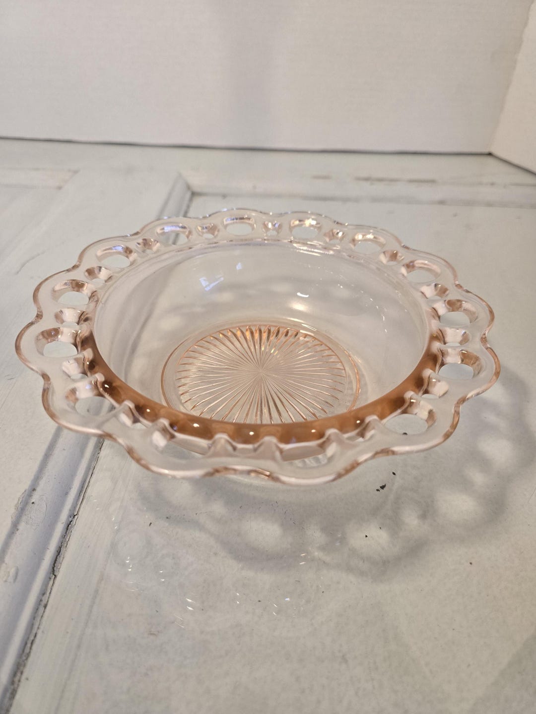 Vintage Anchor Hocking Old Colony Pattern-pink - Etsy