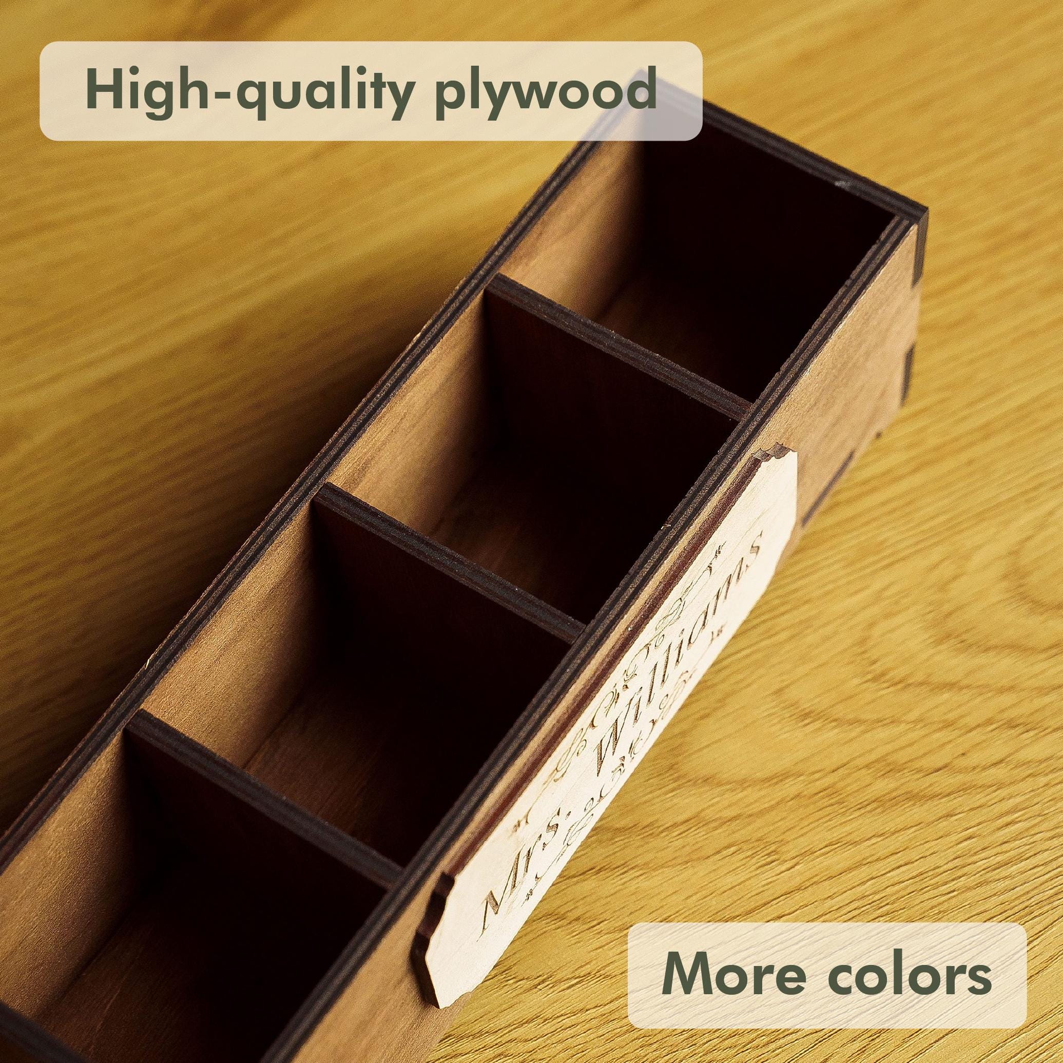 Tea Bag Storage Box, Wooden Tea Bag Organizer, Tea Chest, Tea Bag ...