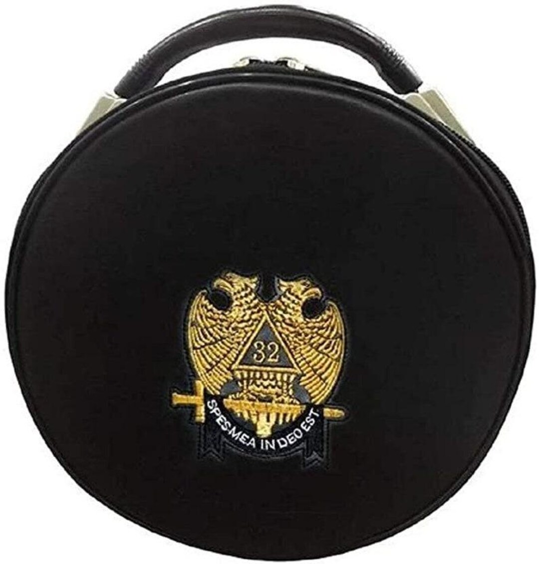 Masonic Hat Case – 32 Degree Scottish Rite Cap Carrier | Royal Arch ...