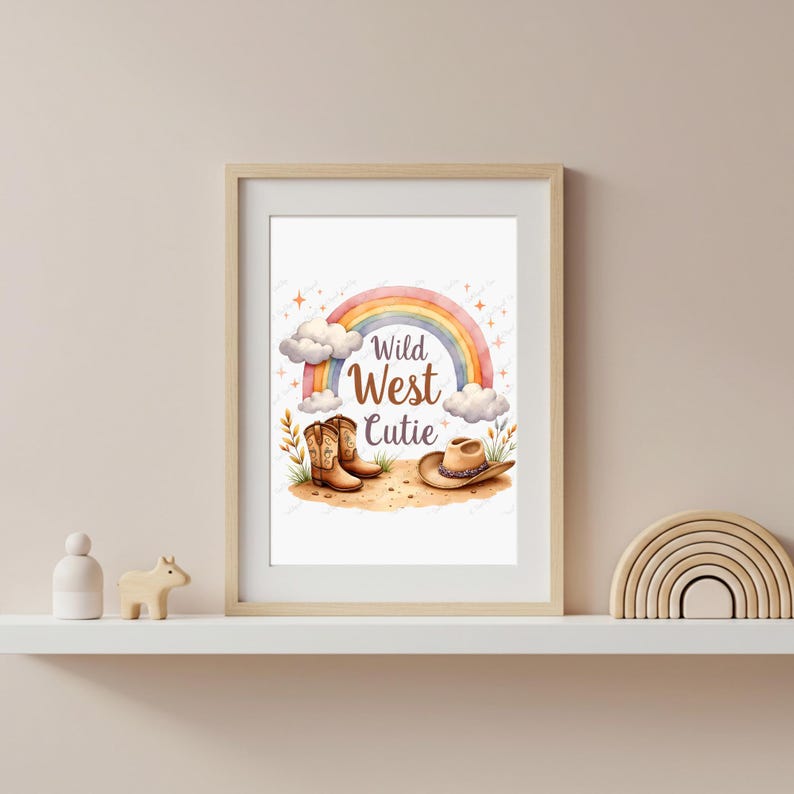 Cowboy in Training PNG, Western Baby Boy Shower Clipart, Kids Cowboy ...