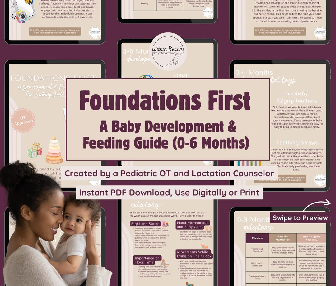 Baby Development & Feeding Guide 0–6 Months | OT Parent Ebook | My ...