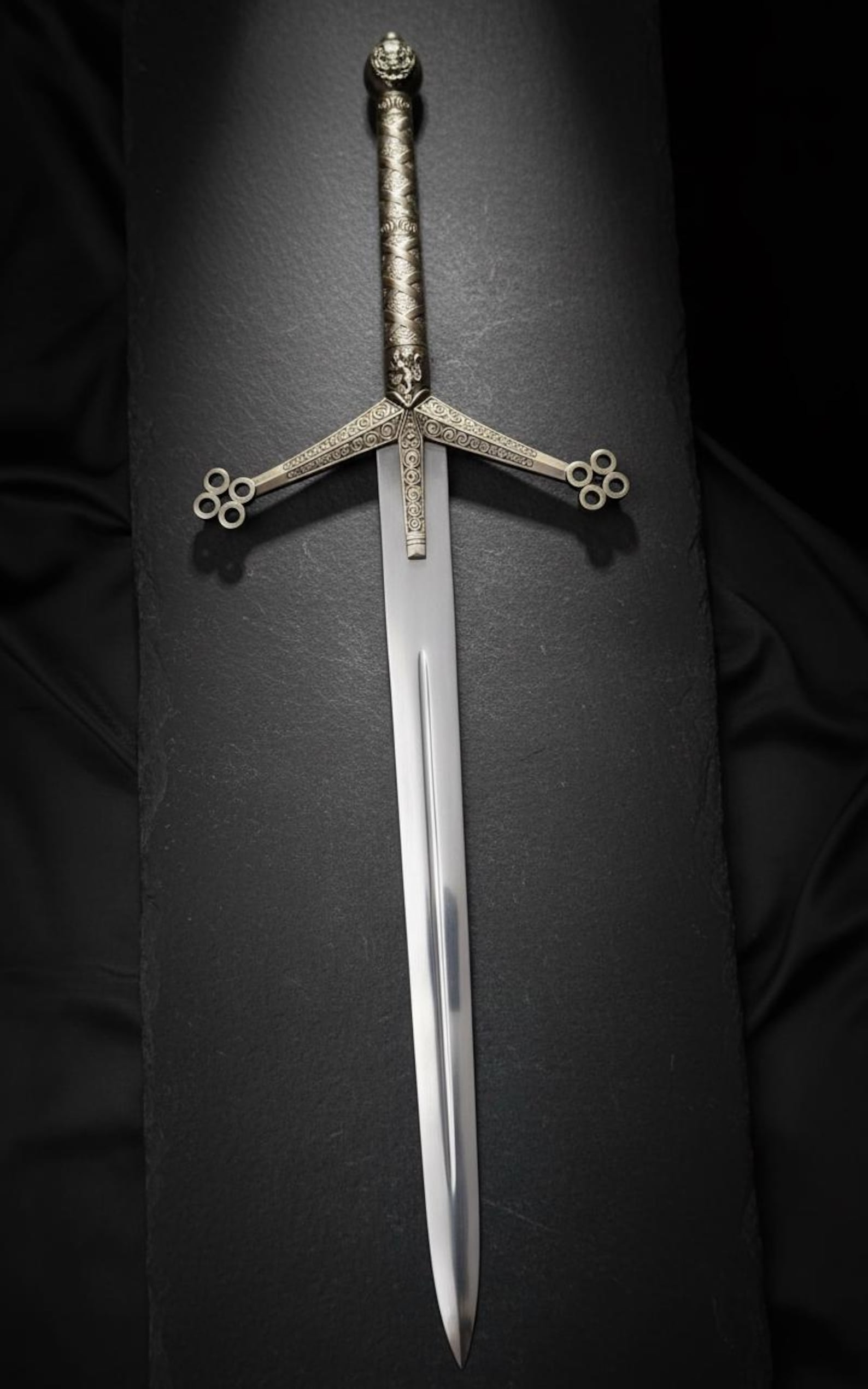 Handmade Scottish Claymore Sword: Stainless Steel Medieval Highland ...