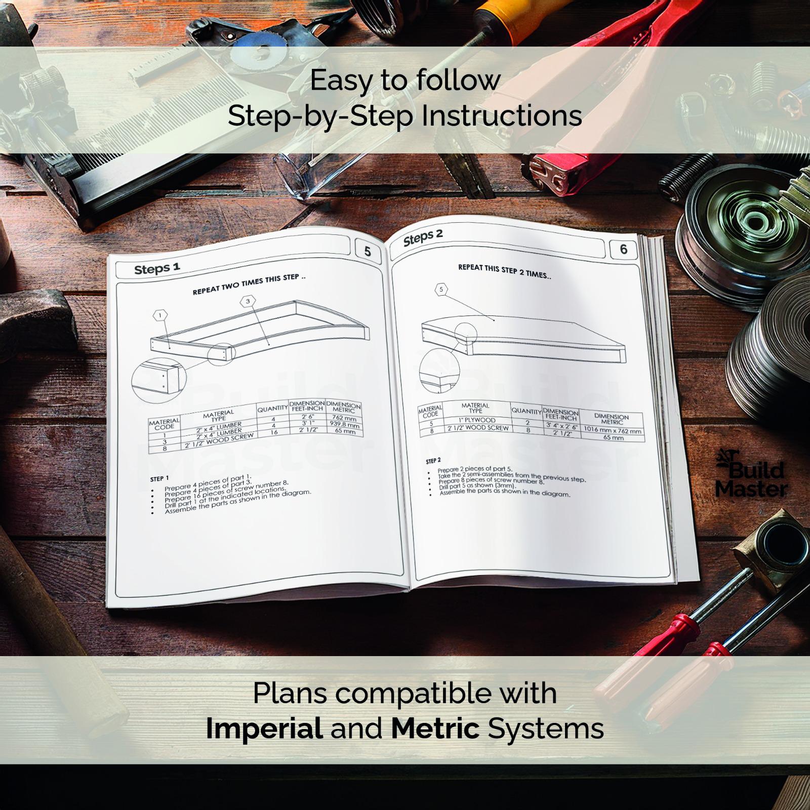 Miter Saw Table Plans: DIY Workbench, Milwaukee Compatible (PDF ...
