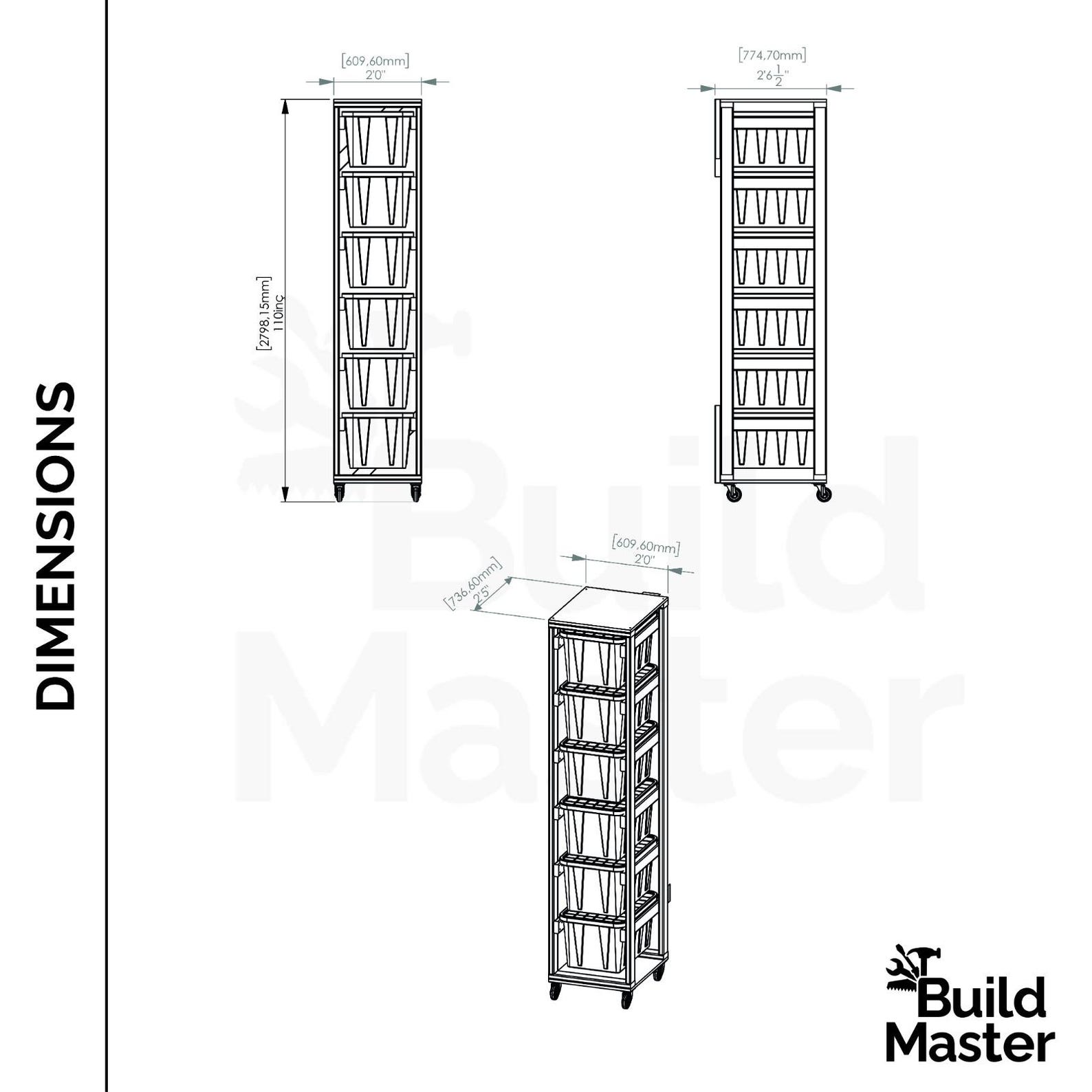 Tote Storage Shelves | Rolling Tote Storage | Diy Tote Storage ...