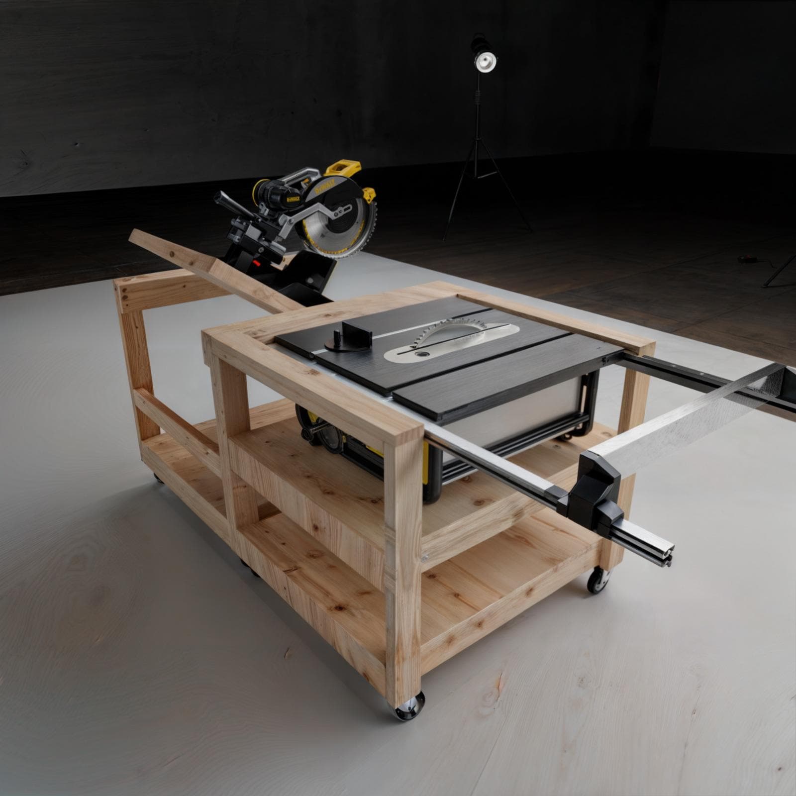 Miter Saw Workbench | Table Saw Workbench | Wood Working Plans ...