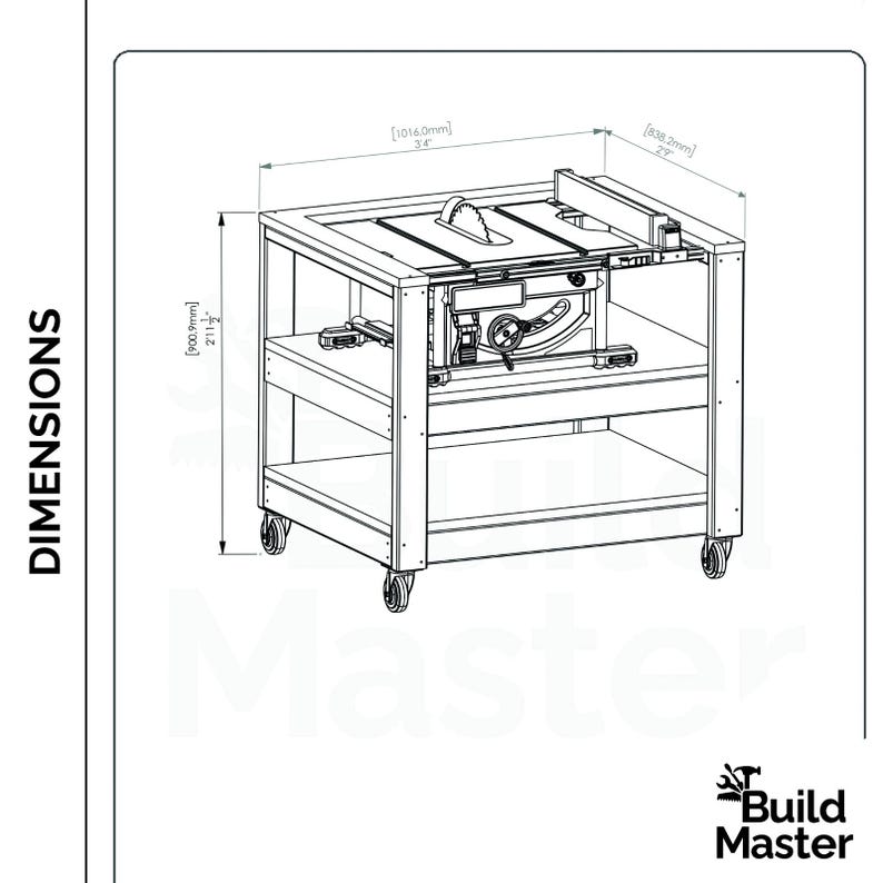 Table Saw Workbench | Wood Working Plans | Workbench Plans | Table Saw ...