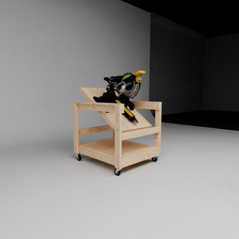 Miter Saw Workbench | Wood Working Plans | Workbench Plans | Miter Saw ...