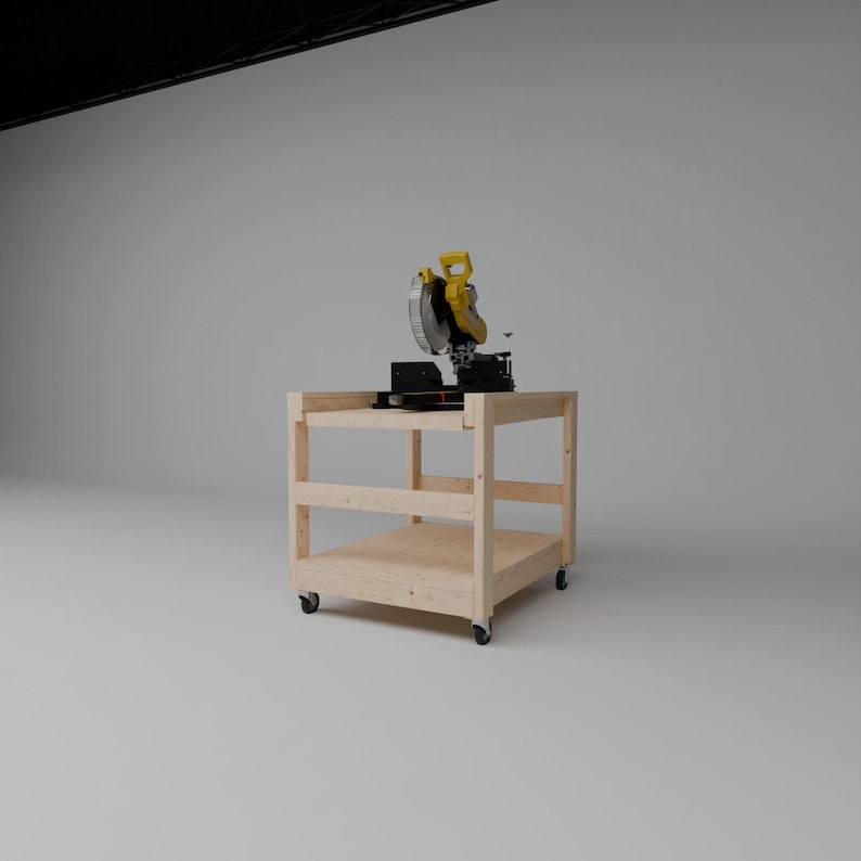 Miter Saw Workbench | Wood Working Plans | Workbench Plans | Miter Saw ...