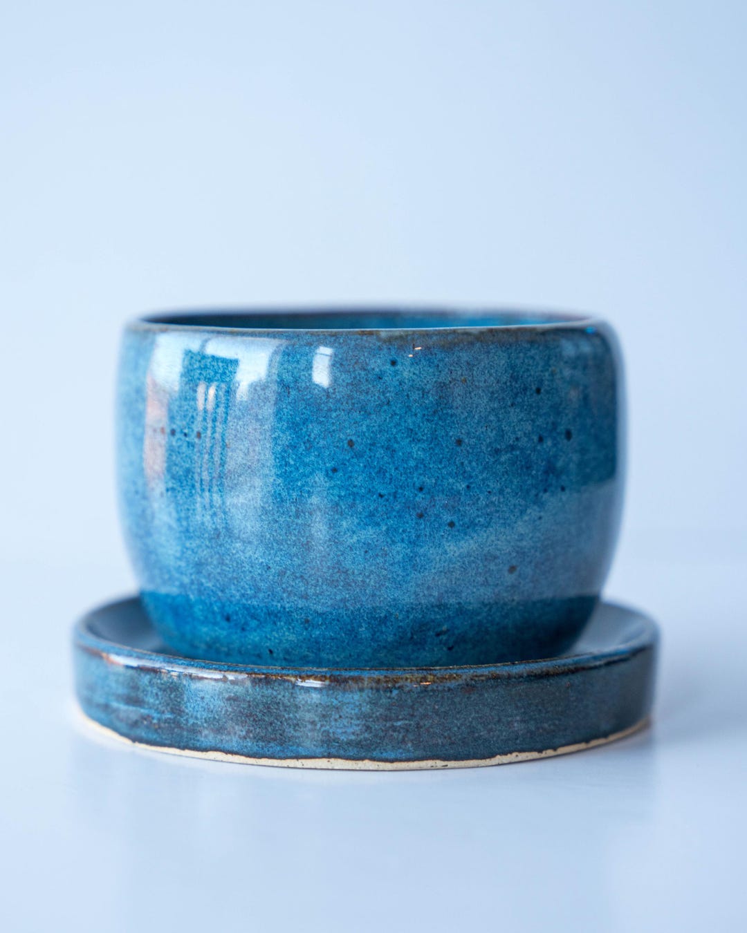 Handmade Ceramic Planter Pot With Tray - Etsy