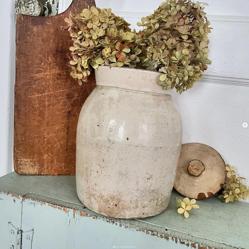 Large Antique Crock - Etsy