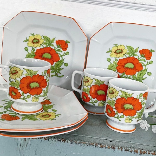 Orange Dinnerware - Etsy