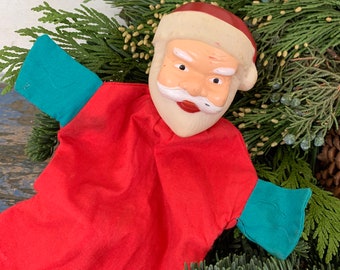 Santa Hand Puppet | Etsy
