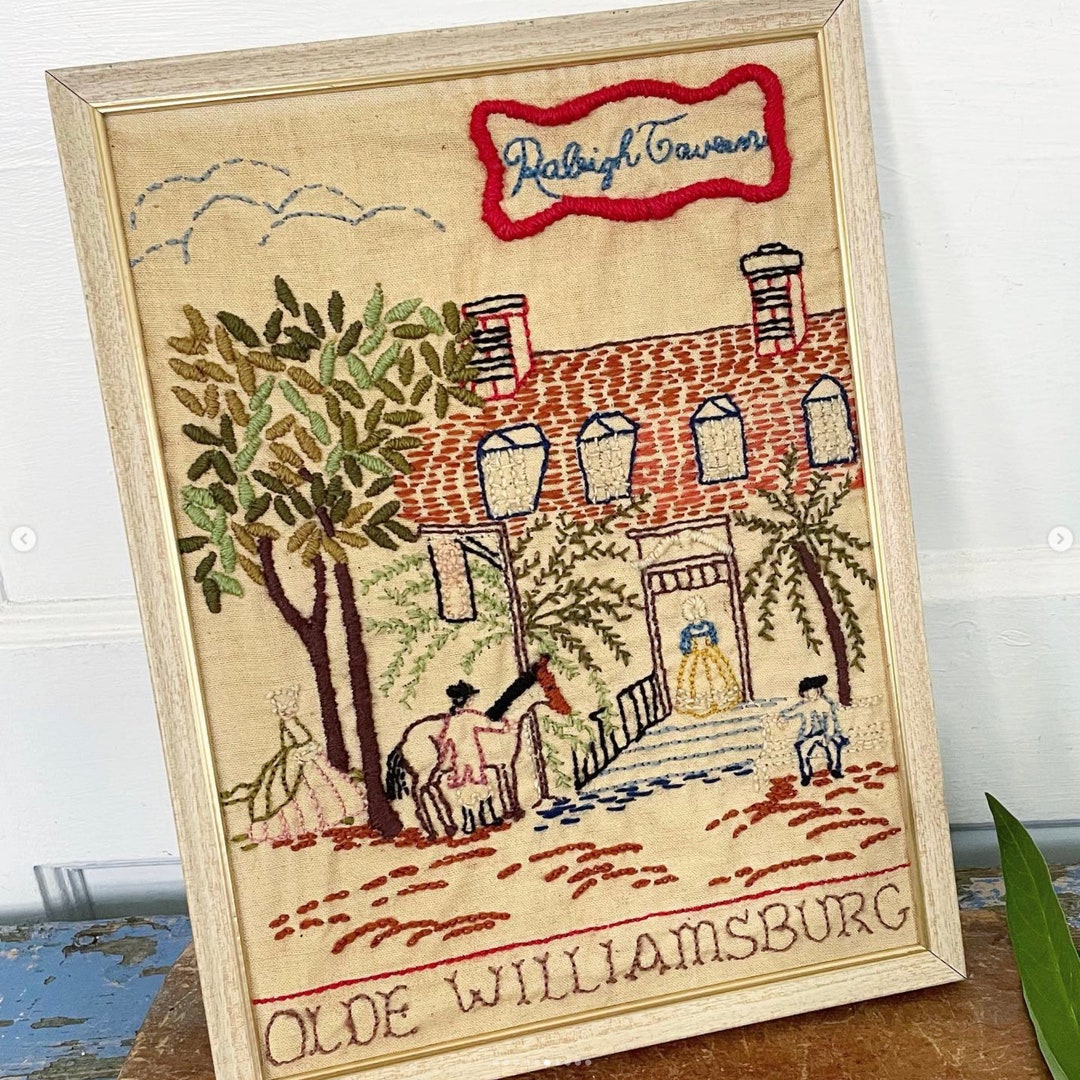 Vintage City Needlepoint Landmark Needlework Olde Boston Philadelphia ...