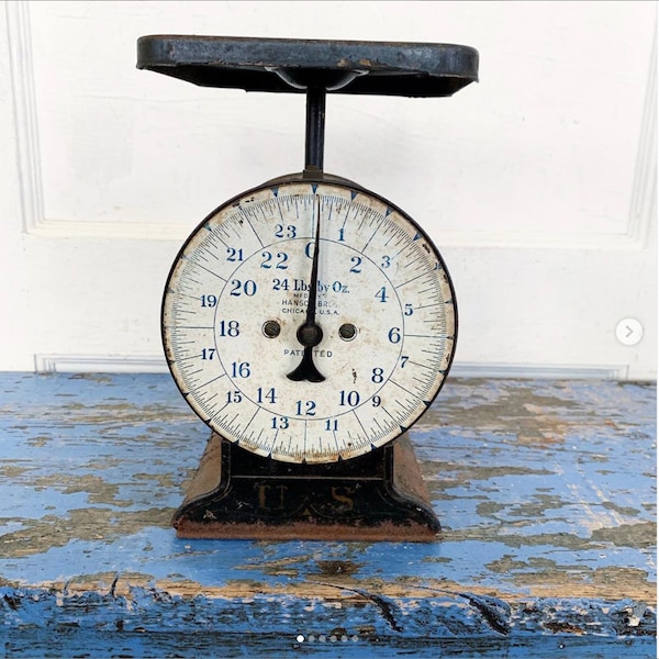 Vintage Metal Scale - Etsy