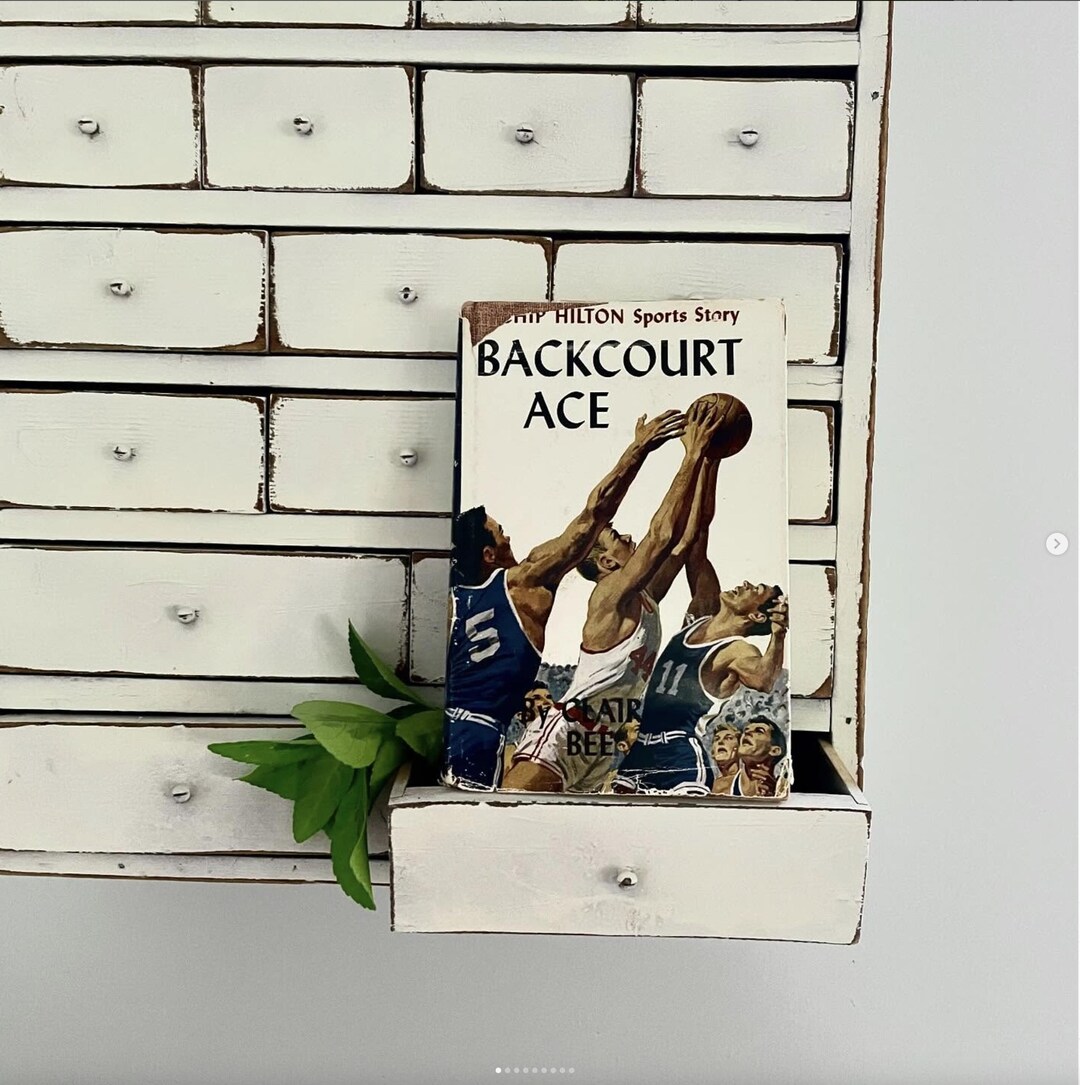 Vintage 1961 Backcourt Ace Basketball Hard Cover Children's Book Dust ...