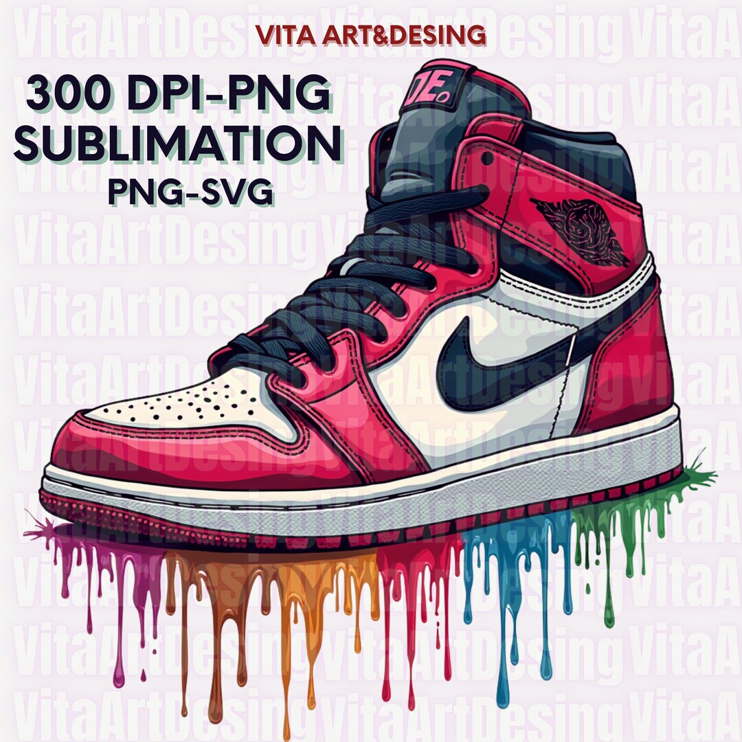 Dripping Sneaker Png,dripping Png,dripping Sneaker Clipart,sublimation ...