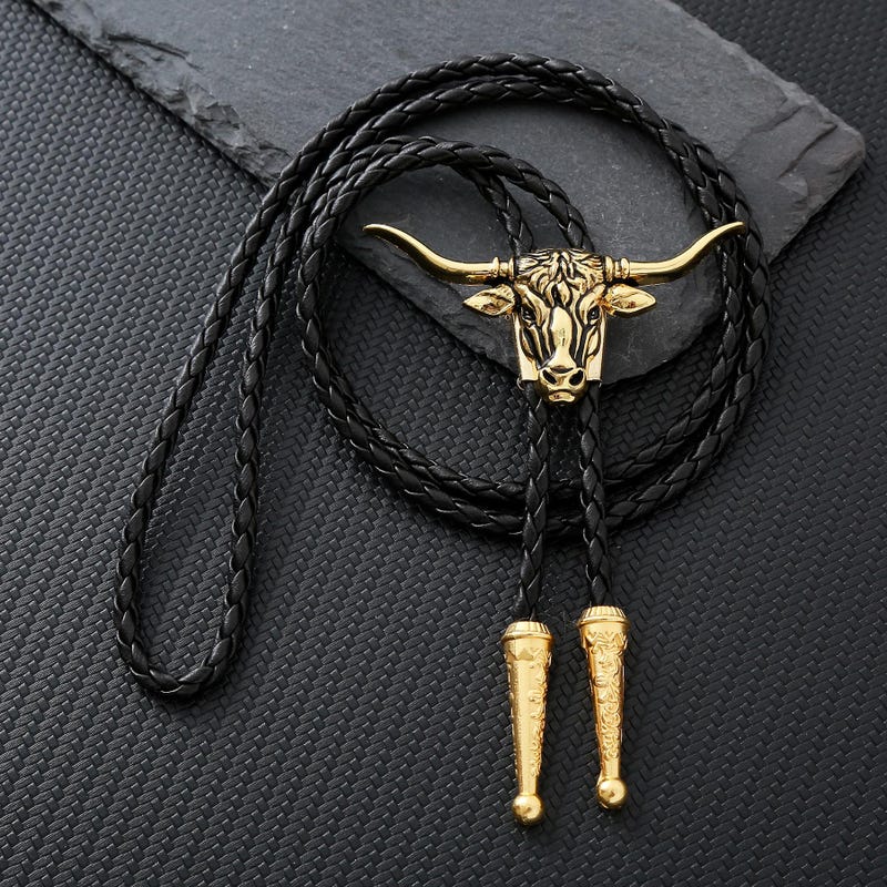 Gold Bolo With Gemstone - Etsy